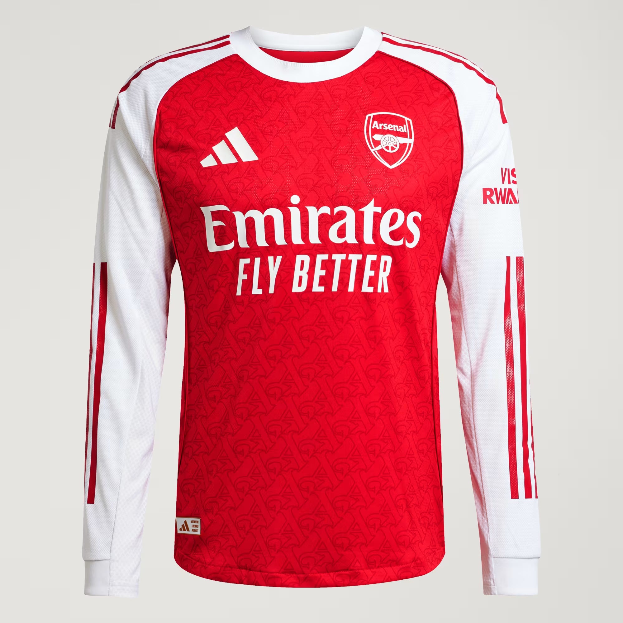 Arsenal Heima Authentic Síðerma Treyja 2025/26 - Fullorðins – Boltamaðurinn